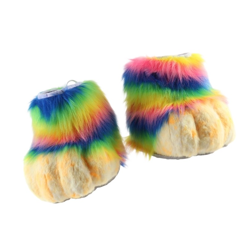 Halloween Cosplay Costume Wolf Dog Foxes Fursuit Feet Paws Claw Shoes ...