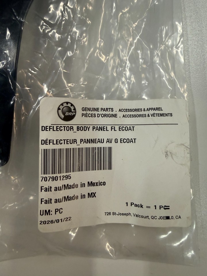 OEM Can-AM Maverick R 707901295 LH Interior Firewall Deflector Plate | eBay