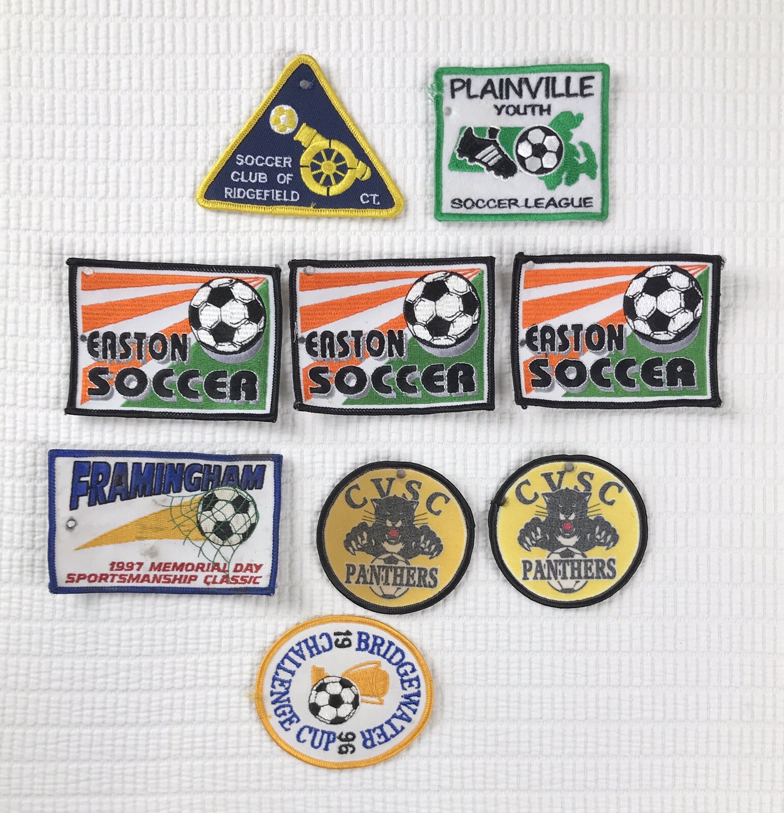 Vintage Massachusetts Youth Soccer Patches 33 Total 2 Medals Tournament ...