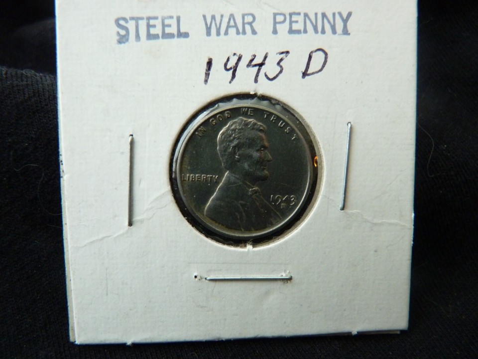 1 Coin 1943 D Steel Wheat Cent Wheat Back Wheaties Penny One Cent 1c ...