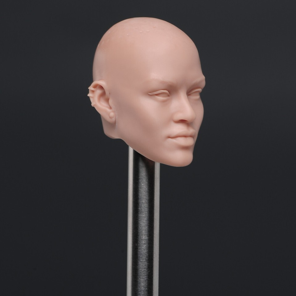 1:6 Singer Girl Lady Bald Head Sculpt For 12" Female Action Figure Body ...