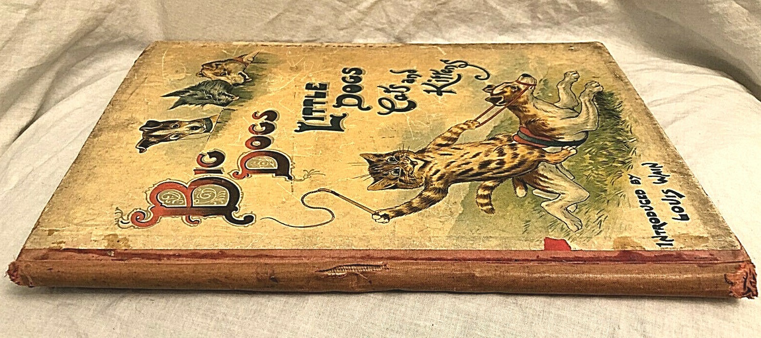 Louis Wain, Big Dogs, Little Dogs, Cats and Kittens, 1st 1903 Raphael ...