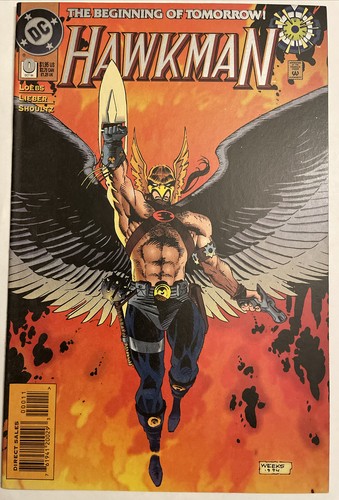 Hawkman #0 • Zero Hour Crossover! (DC October 1994) Lee Weeks Cover! VF ...