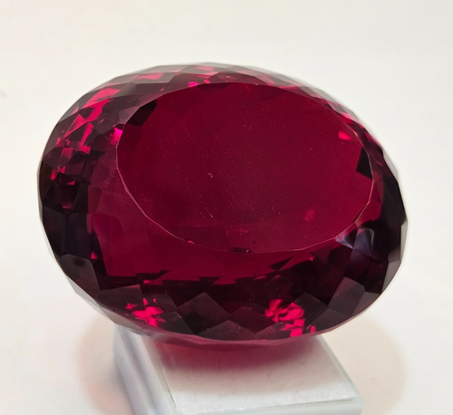 Stunning Red Topaz 483 Ct Natural Oval Cut EGL Certified Loose Gemstone ...