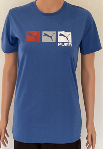 Adults Puma Blue T Shirt Brand new With Tags Large Quick dry fabric ...