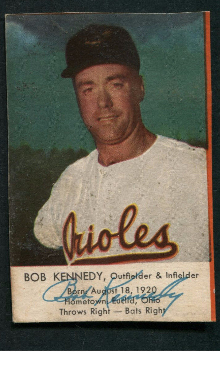 1954 Esskay Meats Wieners Bob Kennedy Baltimore Orioles Hot Dogs Short ...