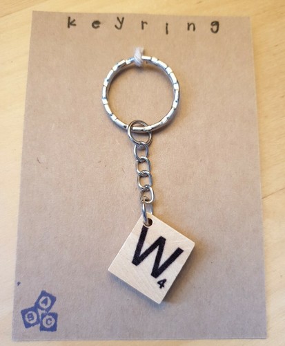 Scrabble letter keyring Gift W | eBay