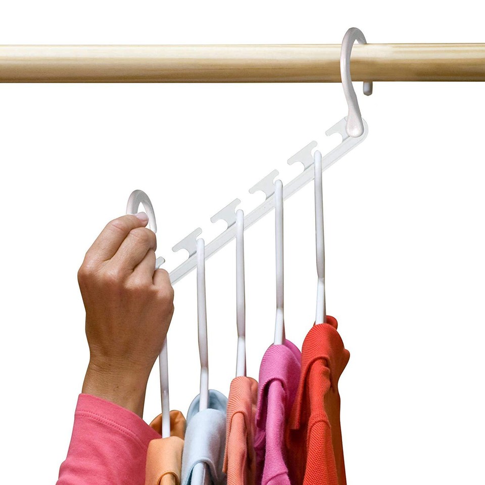 6pk Wonder Hanger w/ Bonus 1 Over The Door Hangers & 1 Pull Lights | eBay
