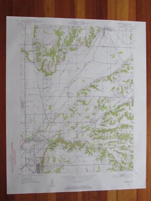 Rosedale Indiana 1952 Original Vintage USGS Topo Map | eBay