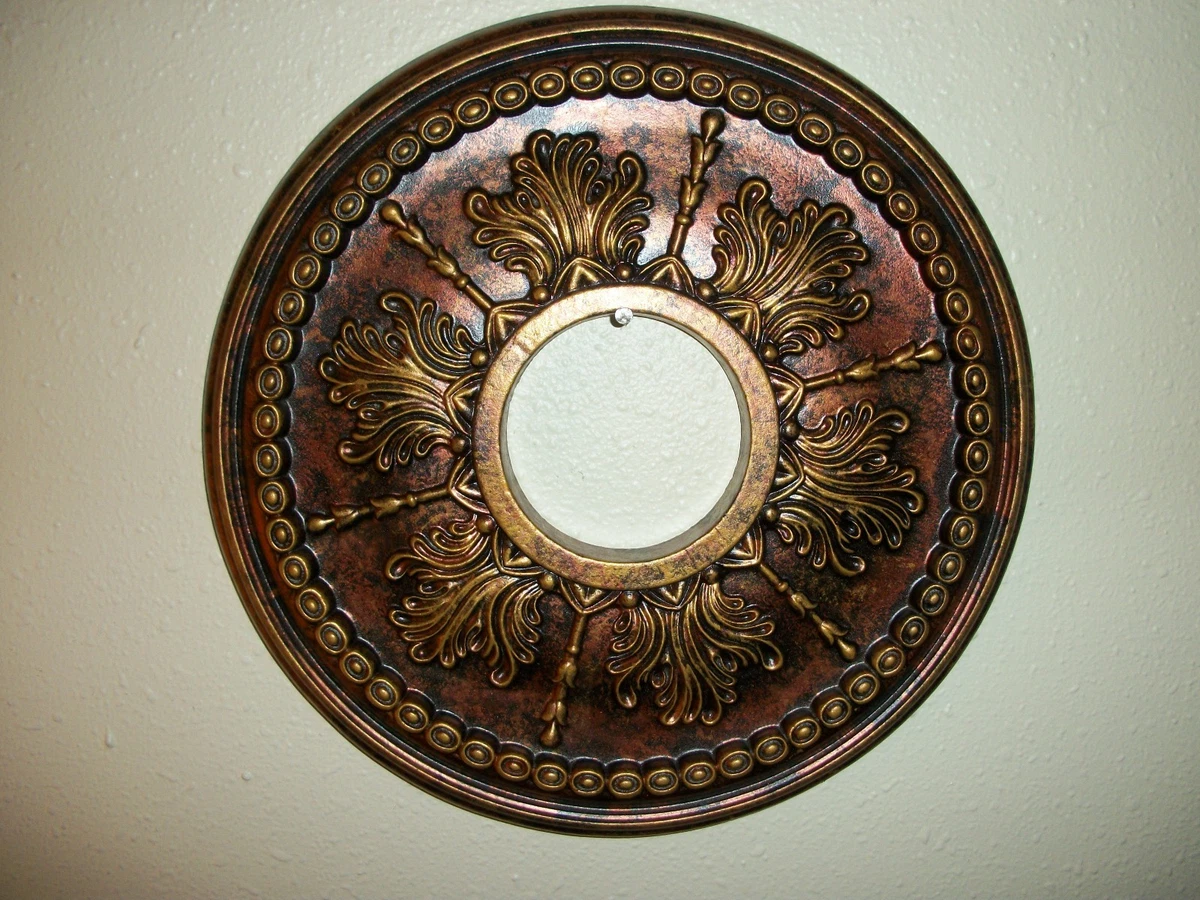 Custom Painted Ceiling Medallions | Shelly Lighting