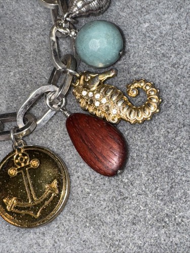 Brighton Under The Sea Charm Nautical Shell Anchor Bracelet + Earrings ...