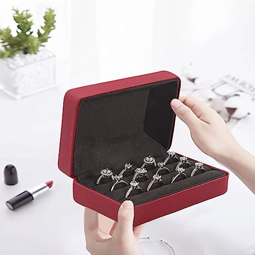 Ring Storage Boxes for Multiple Rings, Compact and Stylish Travel ...