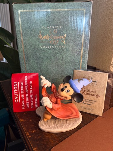 WDCC FANTASIA MISCHIEVOUS APPRENTICE MICKEY MOUSE WHEEL MARK MINT /BOX ...