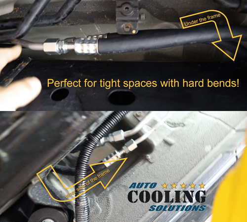 AC Line Repair Kit repair 8mm O.D. (24" Long) Repair Any AC Hose, EZ ...