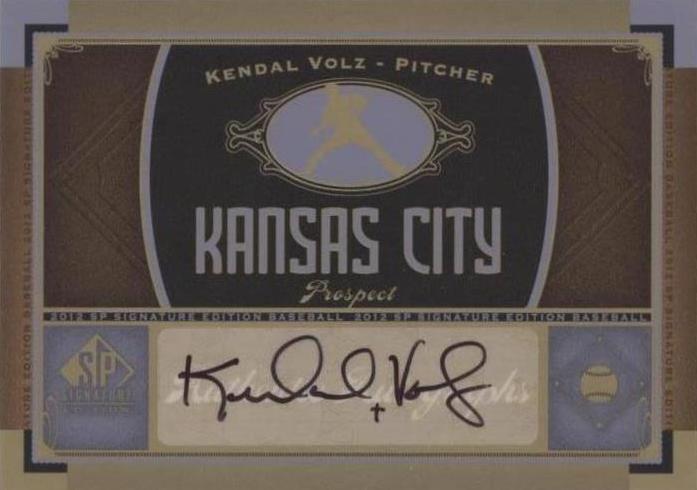 2012 SP Signature Edition - Kendal Volz #KC 9 (AU, RC) for sale online ...