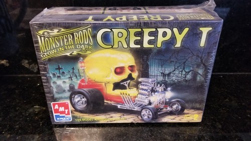 AMT MONSTER RODS CREEPY "T" GLOW IN THE DARK CUSTOM 1/25 SCALE CAR ...