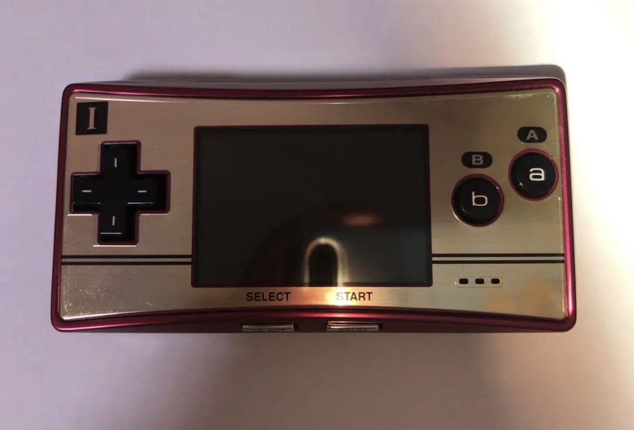 Nintendo Game Boy Micro Famicom Console - Red/Gold | eBay