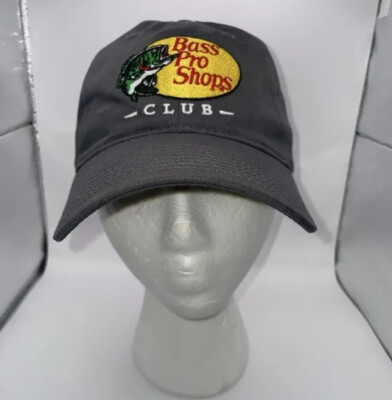 Bass Pro Shops Hat Bass Pro Club Hat Adult Size Gray Adjustable Hat Cap ...