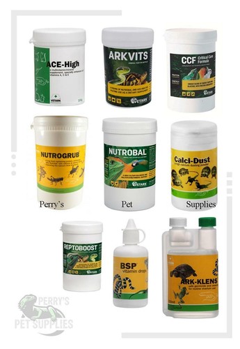Vetark Reptile Range - Nutrob, Arkvits, Tamodine, Reptoboost, Calci ...