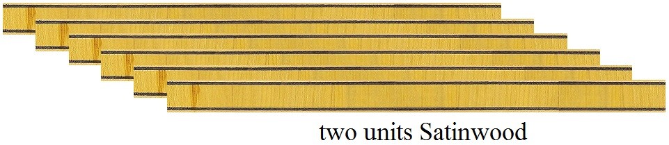 6mm wide wood Inlay Banding, Finishing Inlay Strip, Wood Veneer Borders ...