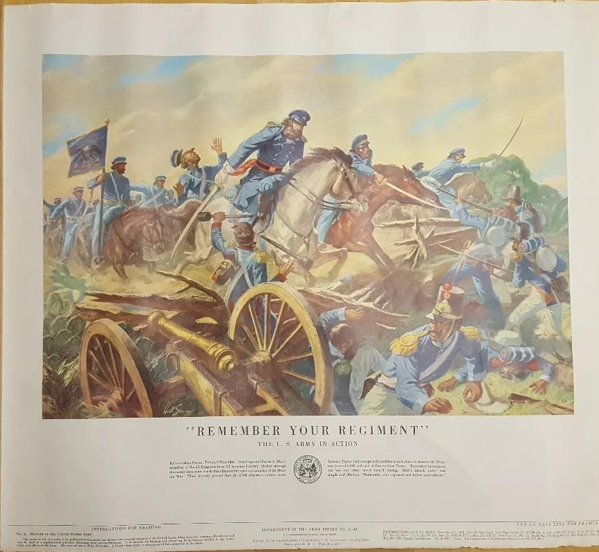 "Vintage" Lot of 5 - US Army In Action Dept. Of the Army Posters 21" x ...