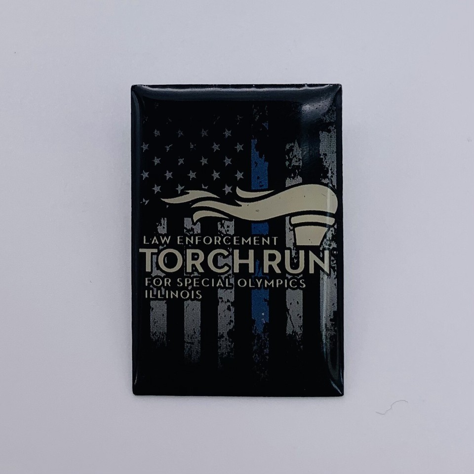Law Enforcement Torch Run for Special Olympics Illinois Lapel Pin with ...