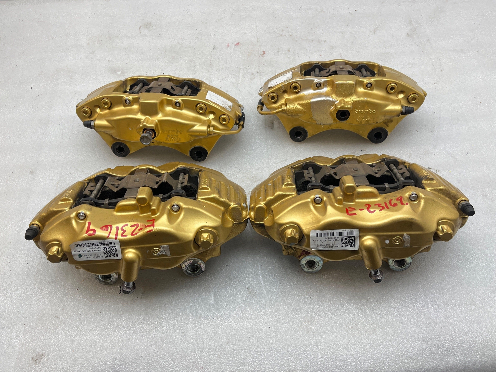 2008-2020 DODGE CHALLENGER CHARGER SRT Calipers Set of 4 58K Miles | eBay