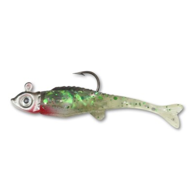 Northland Tackle Mimic Minnow Fry 1/16 oz Silver Shiner 2 Rigged 2 ...