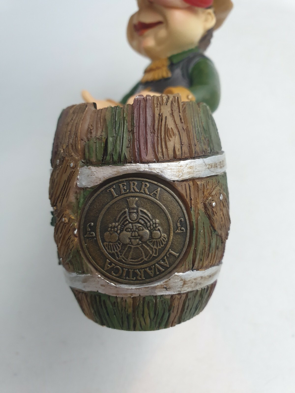 Terra Lavartica Laaf Collection Goblin Gnome Figurine Planter W/Barrel ...