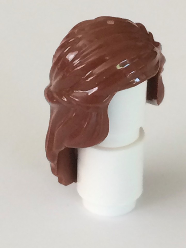 *NEW* 5 Pieces LEGO REDDISH BROWN Princess Hair French Braid | eBay