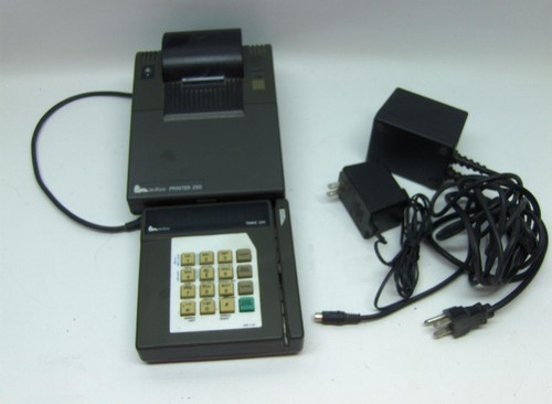 VeriFone Tranz 330 Credit Card Terminal w Printer 250 & 2 AC Adapters ...