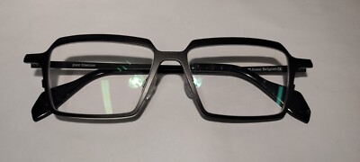 NEW theo Flanders Matte Black 48-20-140 Eyeglasses Titanium Frame | eBay