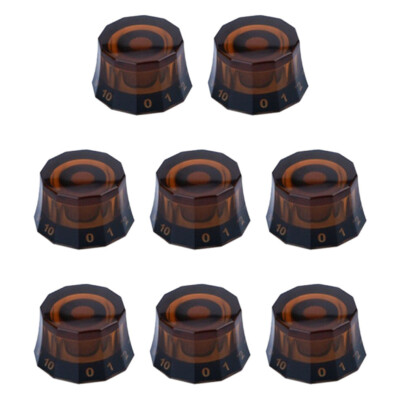 8Pcs Lampshade Style Guitar Knobs Speed Control Knobs for PRS/LP/SG/Les ...