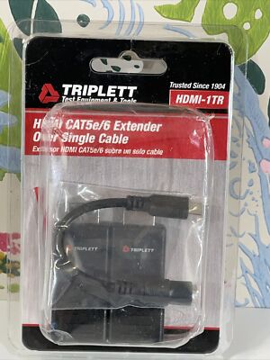 TRIPLETT HDMI-1TR HDMI Cat5e/6 Extender Over Single Cable | eBay