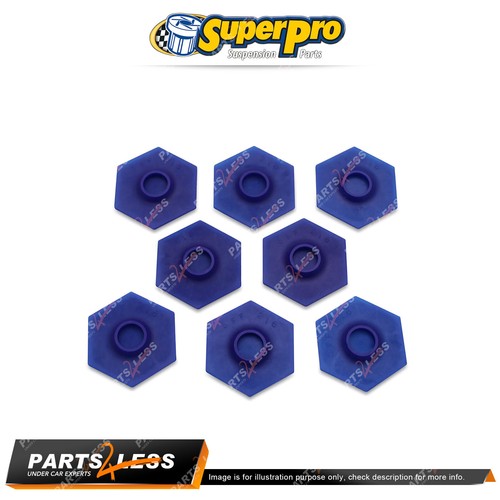 SuperPro Durable Polyurethane Rear Leaf Spring Slipper Pad Bush Kit ...
