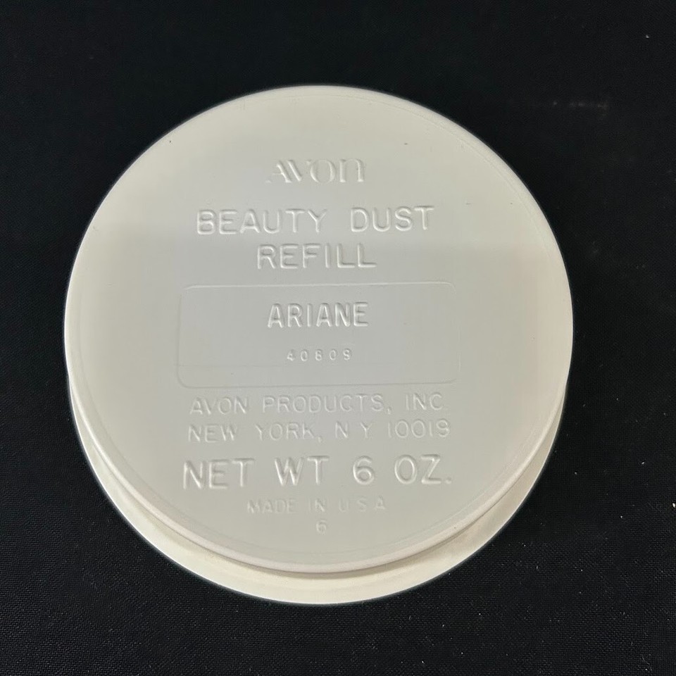 Vintage Avon Satin Beauty Dust Refill with Puff Ariane NOS in Original ...