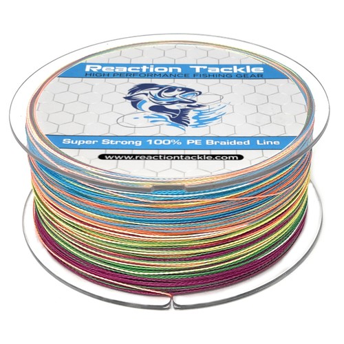 Reaction Tackle High Performance Braided Fishing Line / Braid - Multi ...