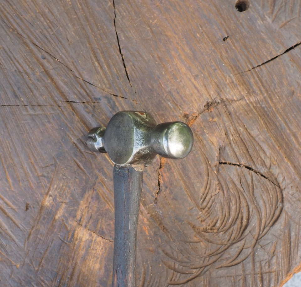 EXC 1.1LB BLACKSMITH "DOMING" CRAFT HAMMER TINSMITH SHEET METAL ANVIL ...