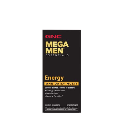 GNC MEGA MEN Sport One Daily Multivitamin, with Zinc, Vitamin C ...
