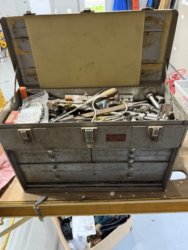 Vintage Union Steel 7 Drawer Chest Tool Box | eBay