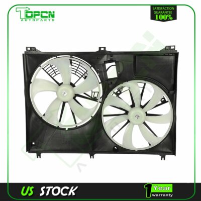 Radiator Condenser Cooling Fan Assembly For 14-16 2017-2019 Toyota ...