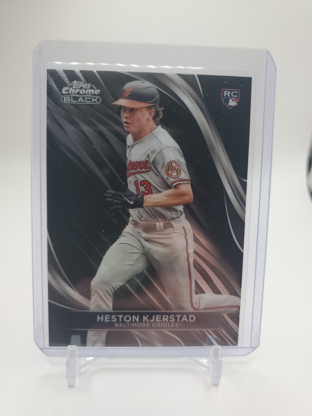 Heston Kjerstad Topps Chrome Black RC Card #86 Baltimore Orioles Sp ...