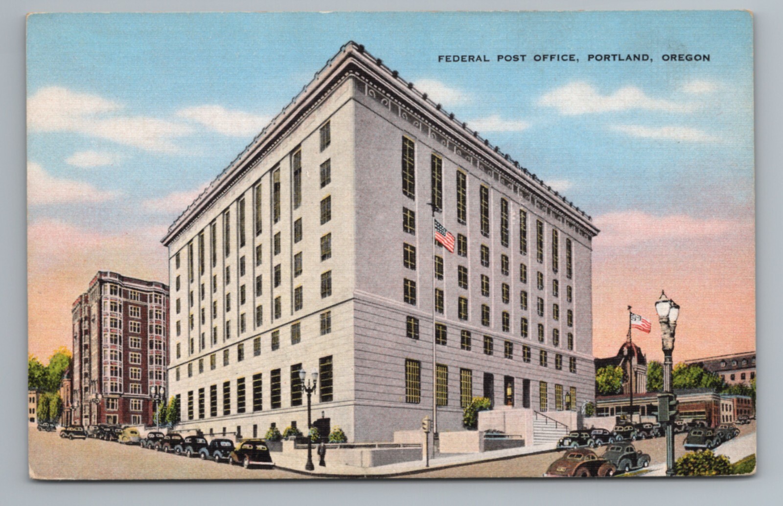 Federal Post Office Portland Oregon Postcard | eBay
