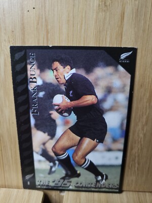 FRANK BUNCE🏆1995 #8 ALL BLACKS New Zealand Rugby Union Card🏆 | eBay ...