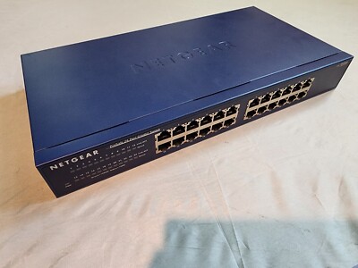 Netgear Prosafe Plus Switch 24 Port Gigabit Switch JGS524v2 | eBay