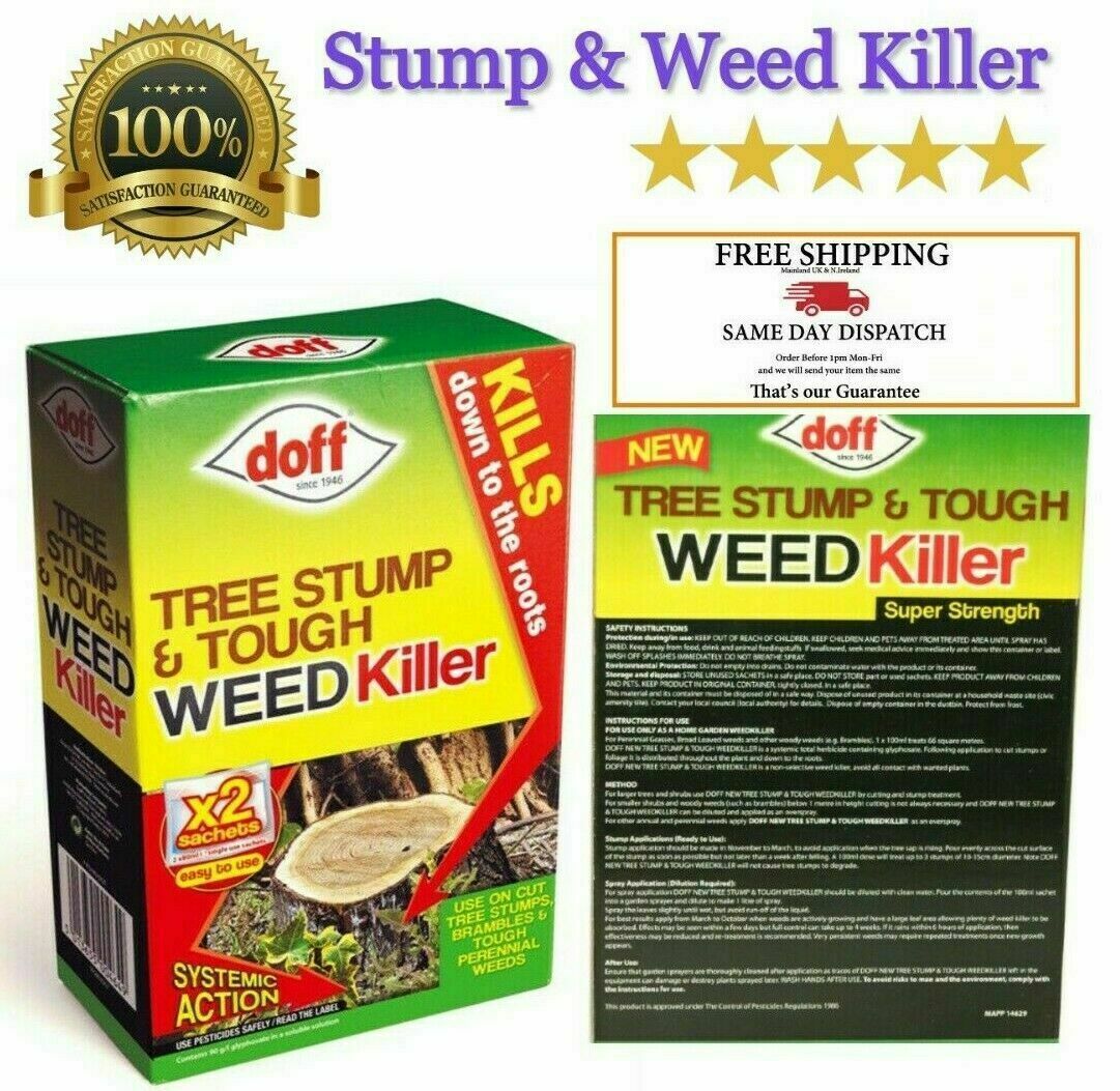 Lawn Weed Killer, Lawn, Root Killer, Glyphosate Ultra Tough Weedkiller ...