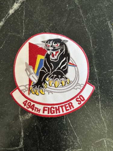 494th Tactical Fighter Squadron TFS Morale patch Rare Vtg iron on 4 ...