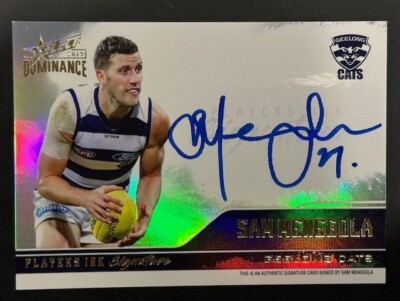 2019 Select AFL Dominance Players Ink Signature PIS7 Sam Menegola ...