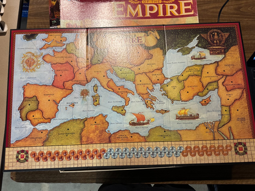 Conquest Of The Empire Board Game 1984 Milton Bradley Vintage War ...