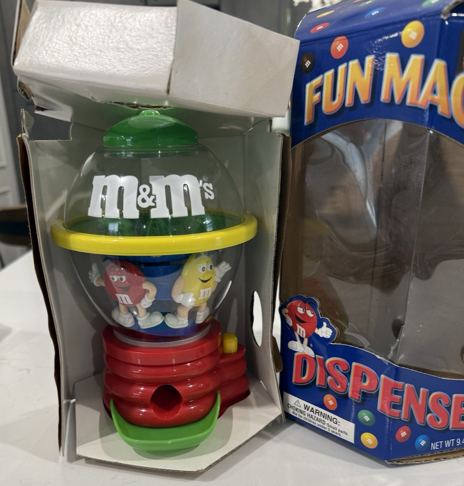 M&M's Fun Machine Dispenser Candy Collectible Mars Retro MM Vintage New ...